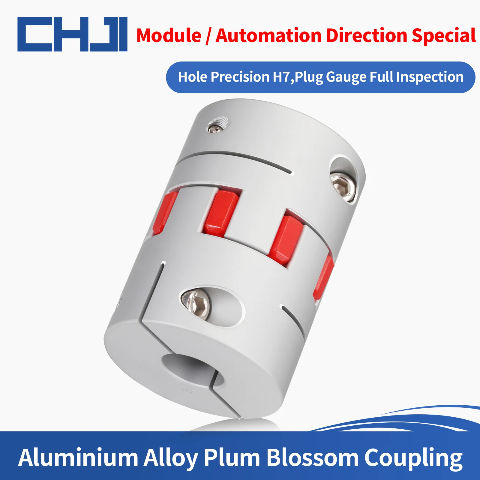 Sinoble-D65mm-L90mm-Coupler-Aluminium-Plum-Flexible-Shaft-Coupling ...