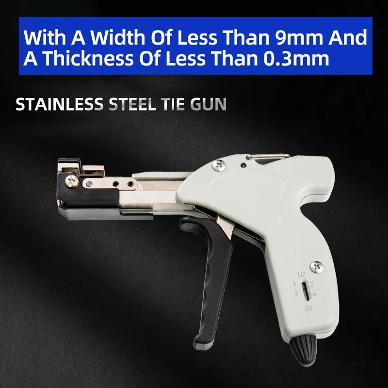 304-Stainless-Steel-Cable-Ties-Gun-Self-Locking-Hand-Fastening-Tool ...