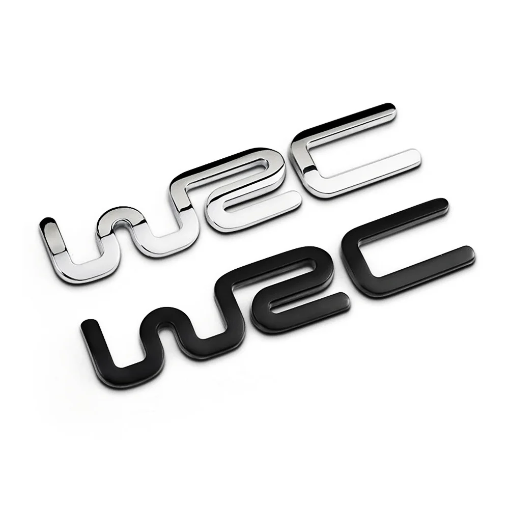 1Pcs WRC Sticker Emblem Best Electroplate Metal Badge For Car Body ...
