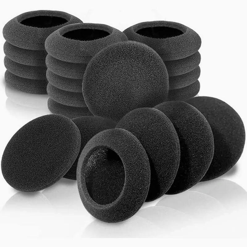 50Pcs Foam Ear Pads, 50mm Headphone Replacement Sponge Covers Ear ...