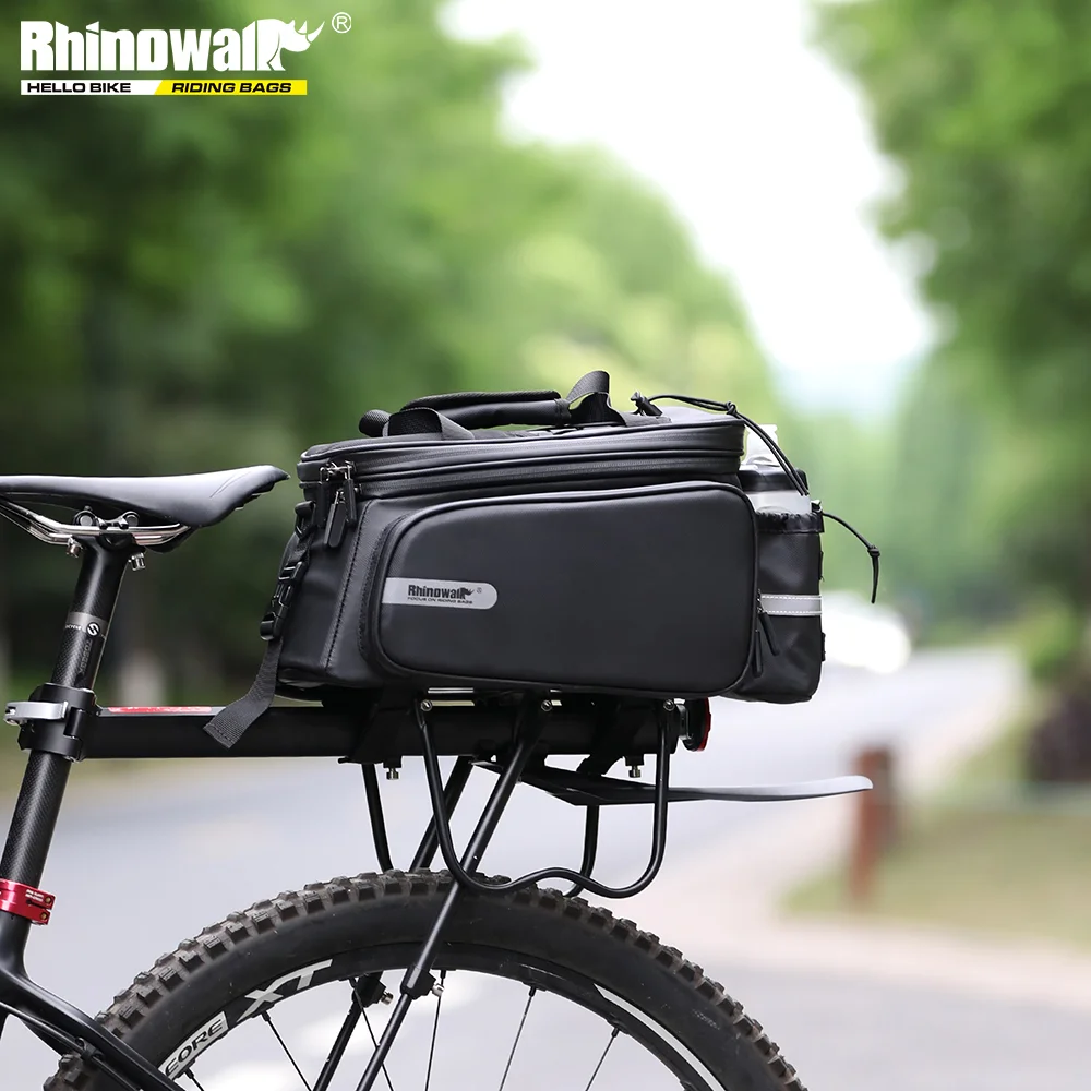 Rhinowalk 30L Bike Trunk Bag Waterproof Rack Bag Cycling Bike Rear Seat ...