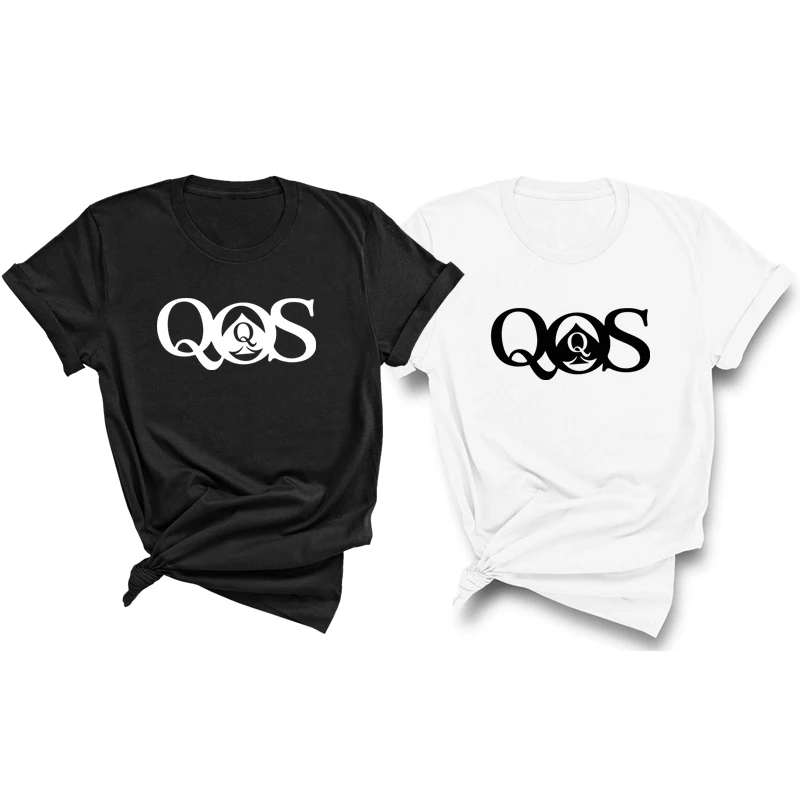 Qos Spades Cotton Tshirts For Women And Men White Sexy Home Top Tee Plus Size Summer Kawaii T ...