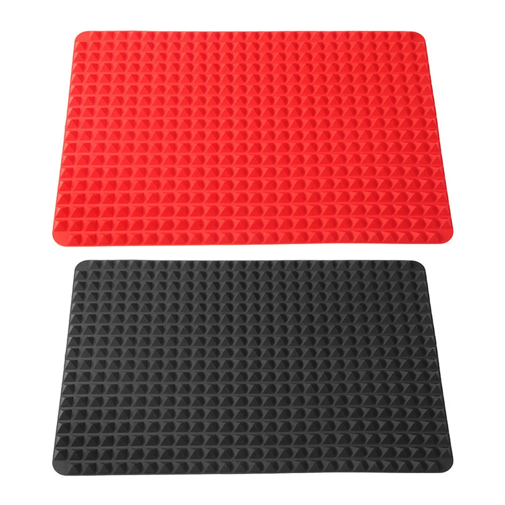 Non-Stick Silicone Pyramid Baking Mat 16x11inch Raised Cone Shaped ...