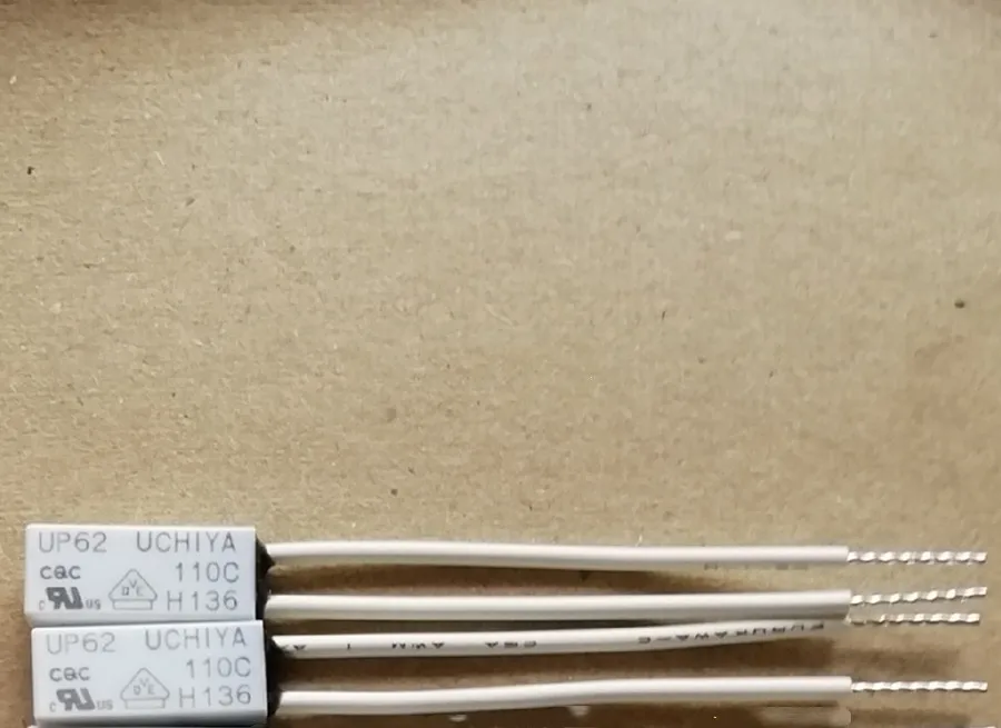 100% 5pcs/up61 110c Uchiya Temperature Switch Overheat Protector 110 ...