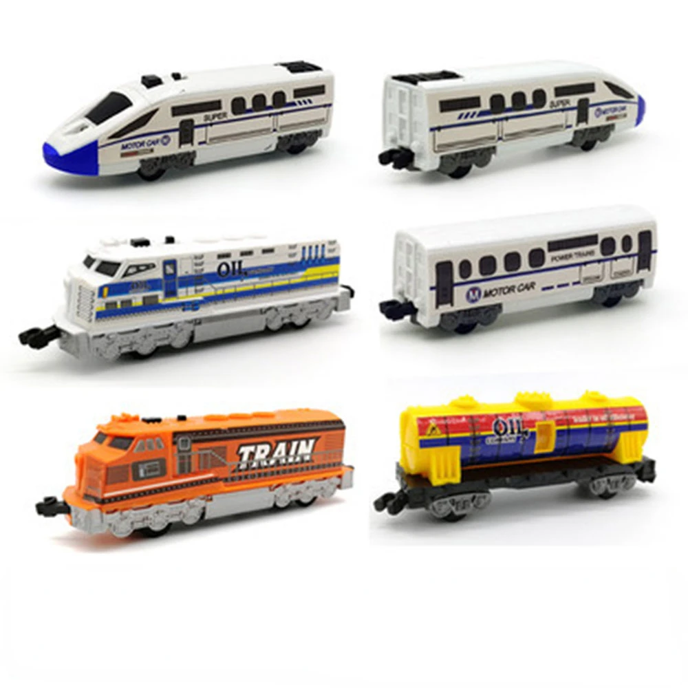 High-speed Train Model Rail Car Assemble Diy Set Parts Special ...