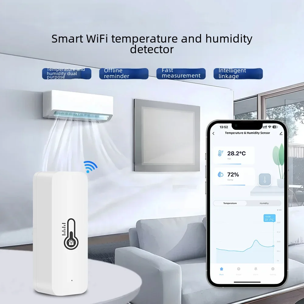 Wifi-Temperature-Humidity-Detector-Smart-Interaction-Tuya-Intelligent ...