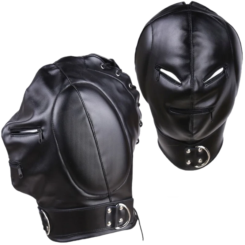 PU-Leather-Thickening-Head-Masks-Funny-Drawstring-Sexy-Men-Face-Cover ...