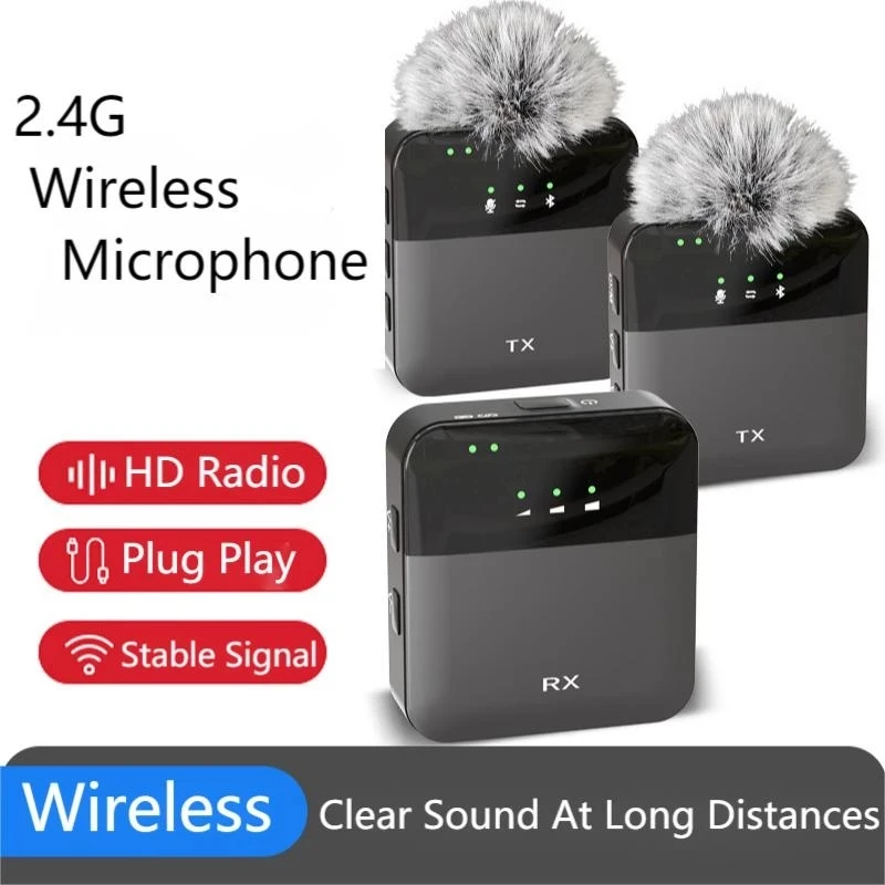 Wireless Square K62 20m Transmission Wireless Lavalier Microphone ...