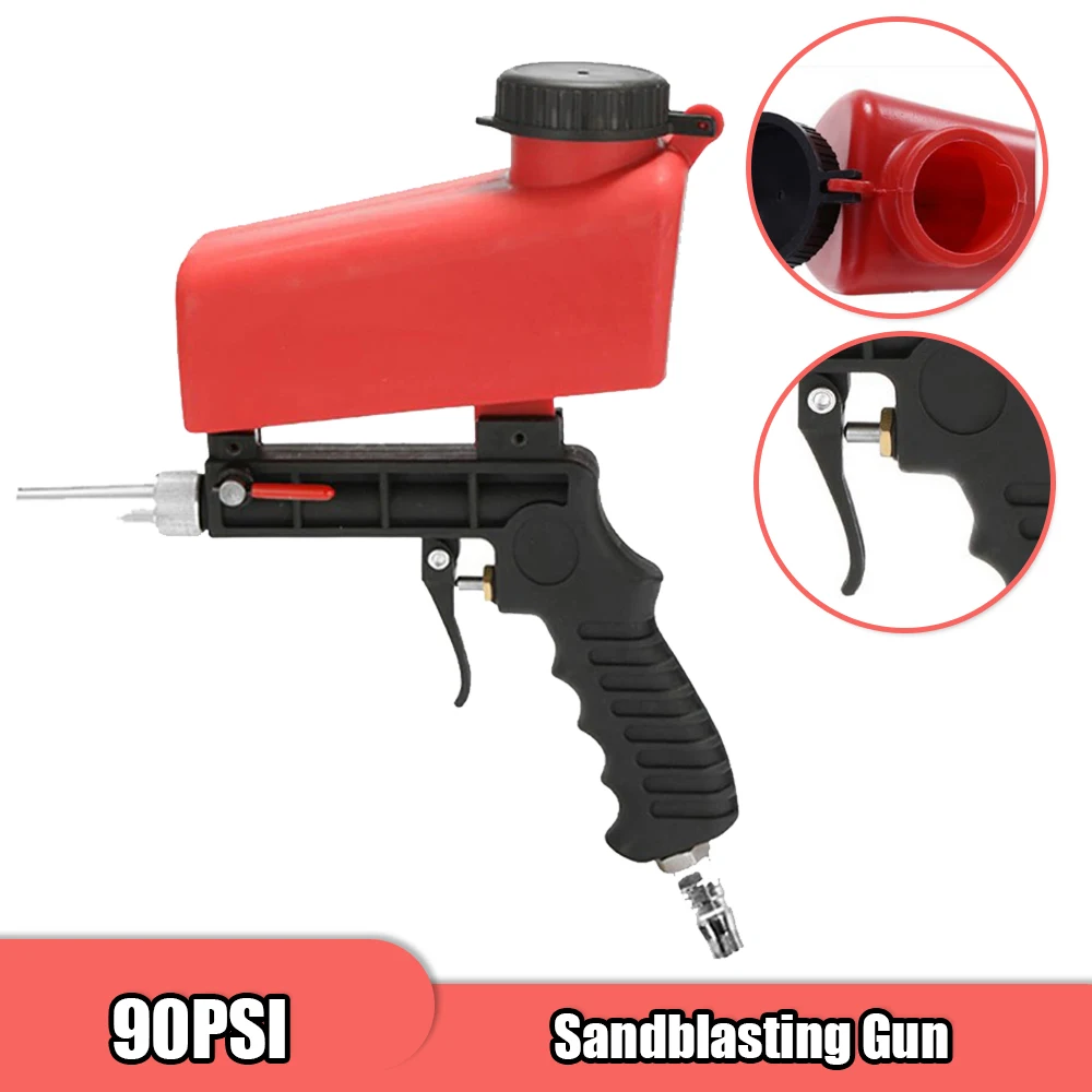 Sandblasting-Gun-Sand-Blaster-Adjustable-Sand-Blasting-Machine-Gravity ...