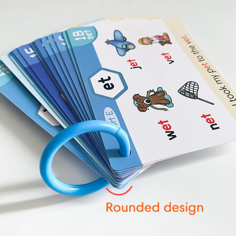 Flash Cards For Kids Ages 4-8 Phonics Flashcards, 117 Phonic Group Sets ...