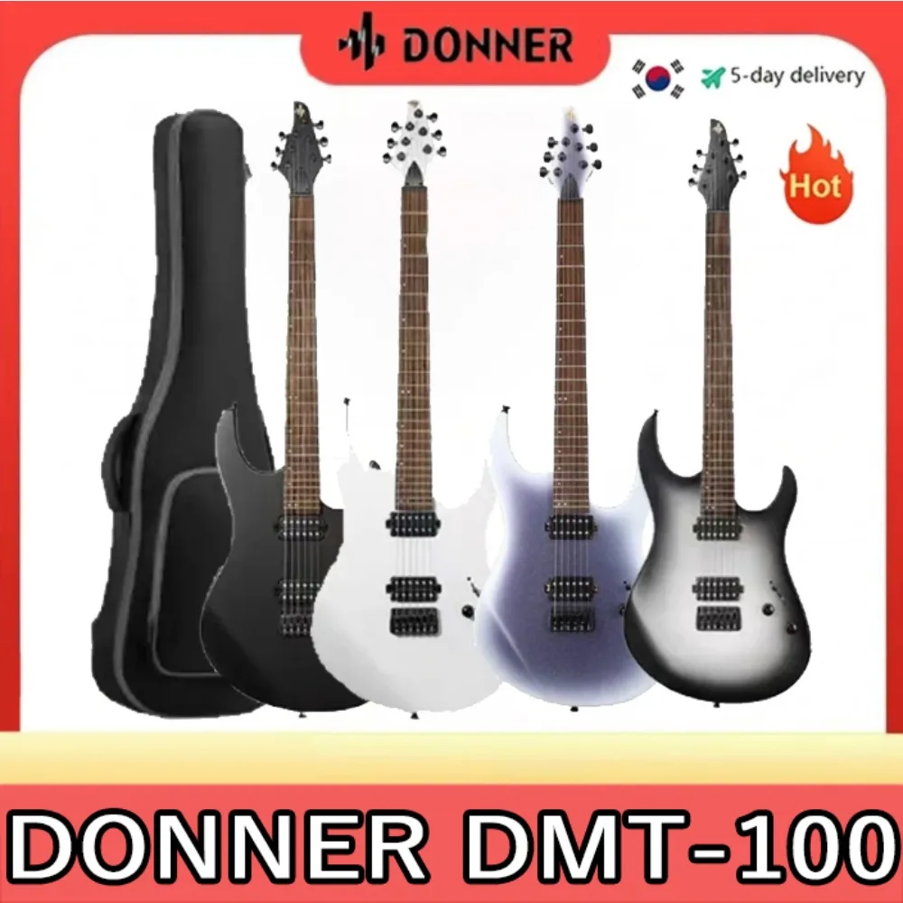 Donner-DMT-100-Electric-Guitar-Set-Professional-Grade-ST-Single-Rock-Series-Rock-Beginner ...