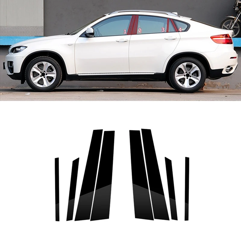 Car-Pillars-Trim-Sticker-Decals-Driver-Passenger-Side-Front-Outer-Door ...