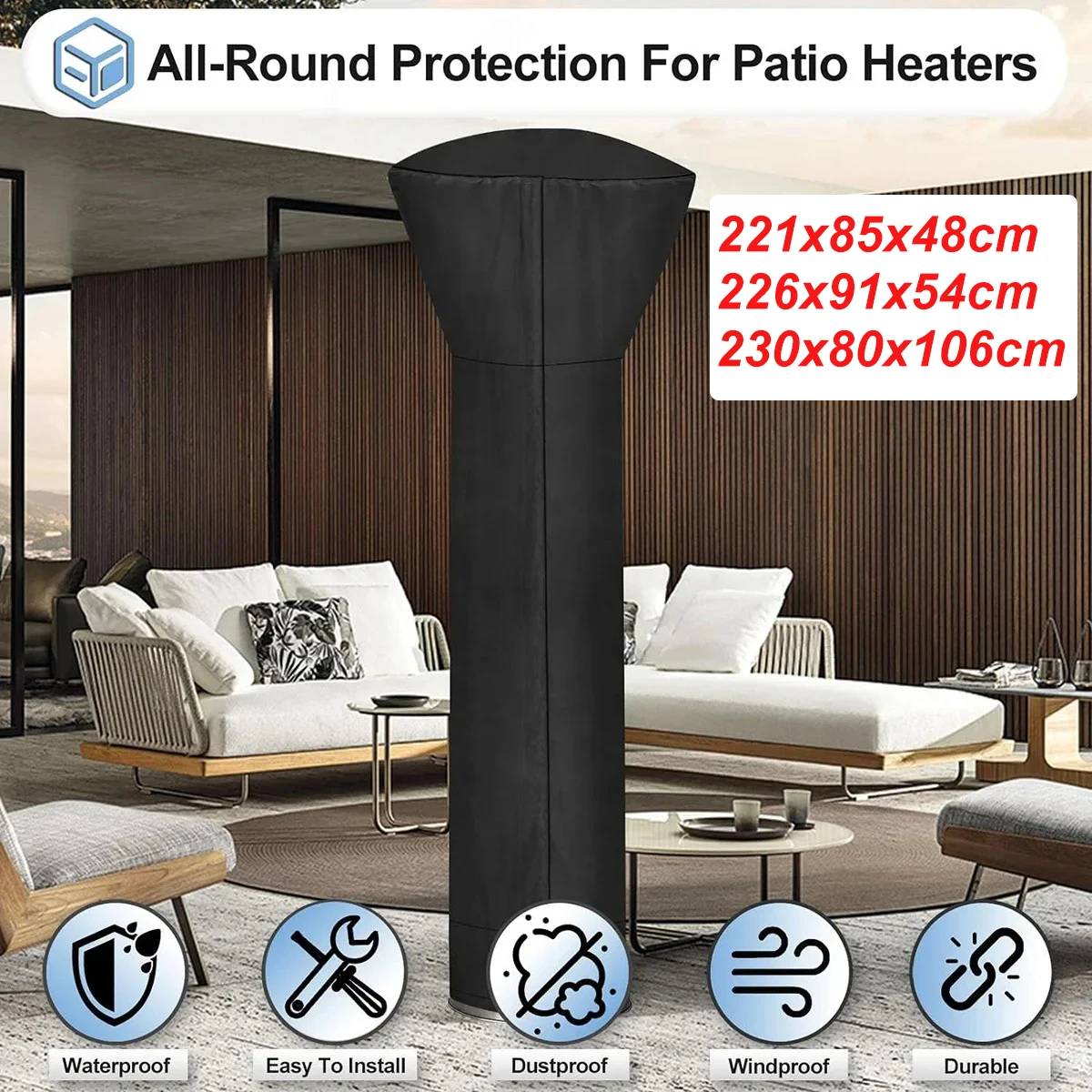 Patio-Heater-Cover-Heavy-Duty-Gas-Pyramid-Umbrella-Heater-Cover ...