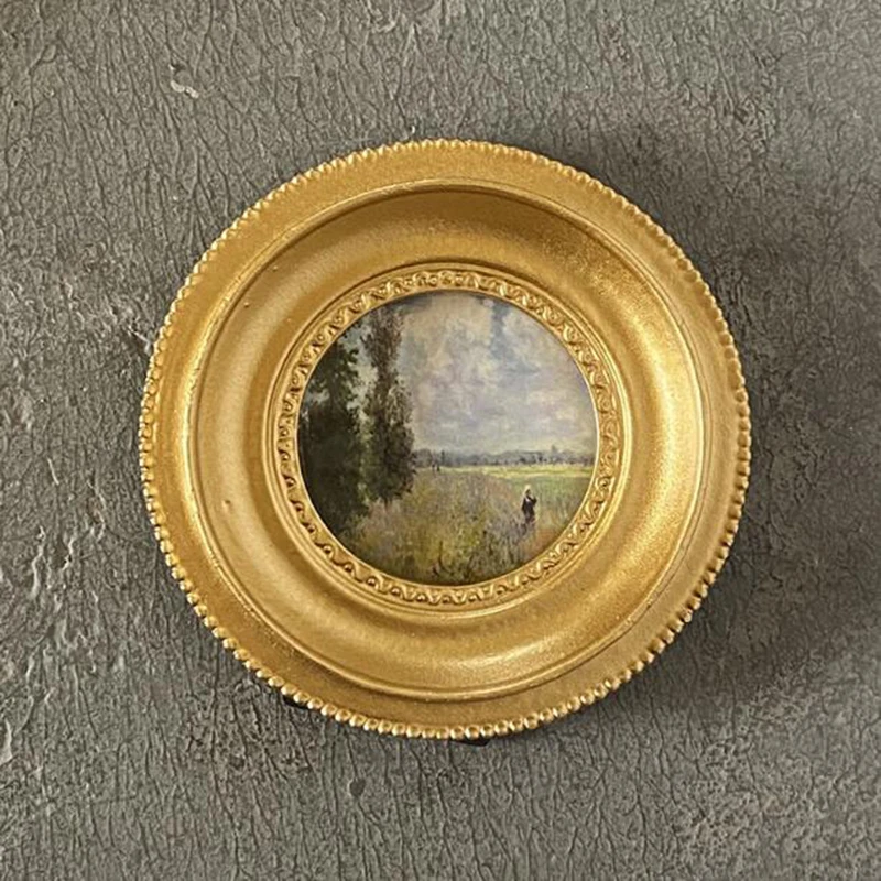 Ornate Gold Oval Frame