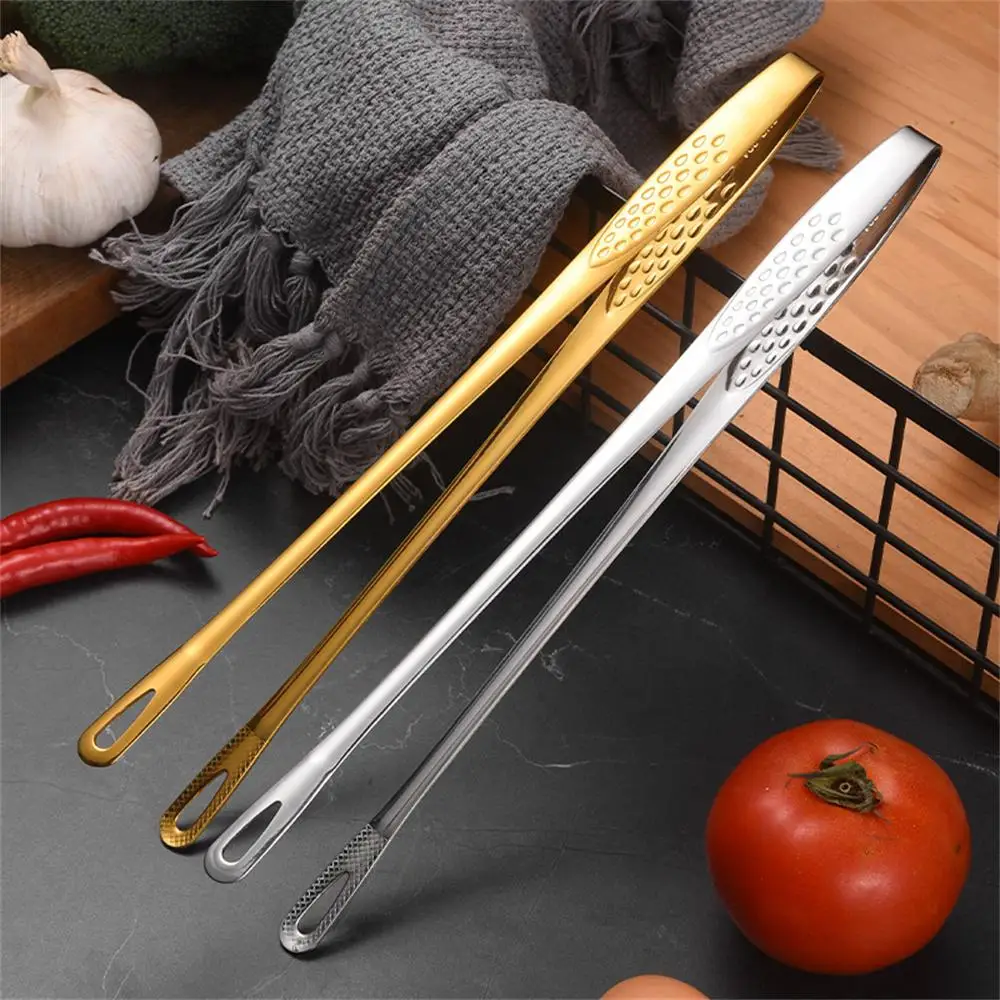 304-Stainless-Steel-Grill-Tongs-Barbecue-Clip-Kitchen-Grill-Tongs-Meat ...