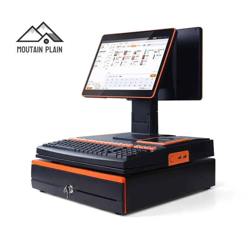 Dual-screen-Touch-Register-Catering-Retail-Register-Supermarket ...