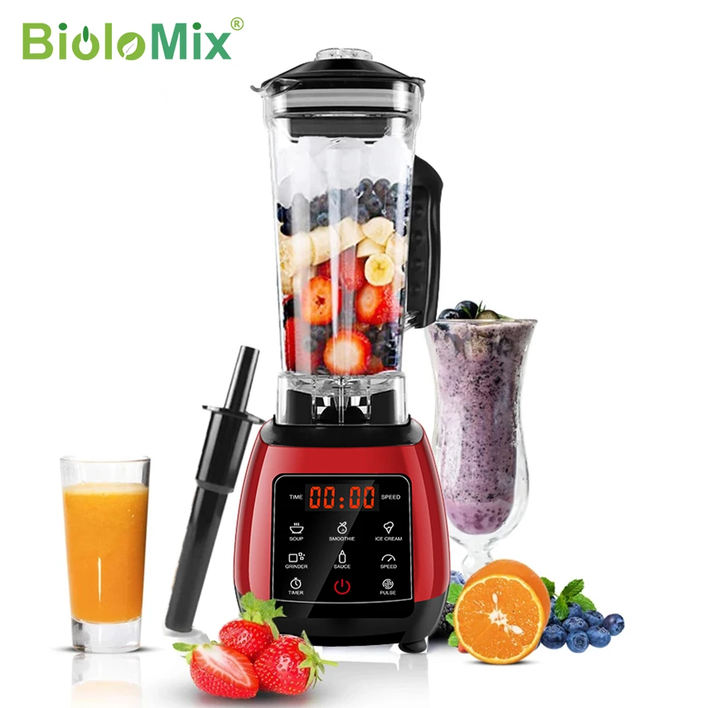 Digital 3HP BPA FREE 2L Automatic Touchpad Professional Blender Mixer ...