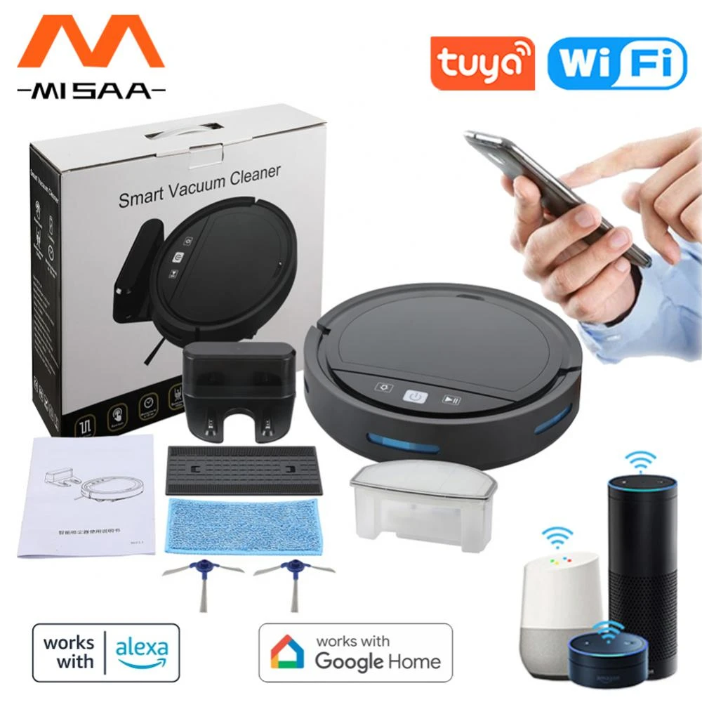 Robot Vacuum Cleaner Tuya Smart Electronics Sweeping Robot Vibrating ...