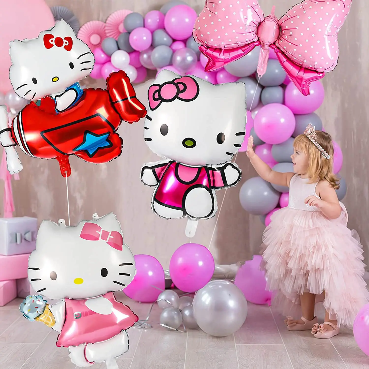 Anime-Hello-Kitty-Theme-Birthday-Party-Decora-o-Sanrio-Bal-es-Set ...