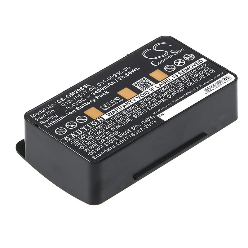 CS 010-10517-00 34000mAh GPS Navigator Battery for Garmin GPSMAP 276 ...