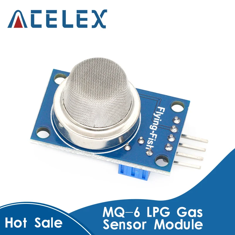 MQ 6 LPG Gas Sensor Module Liquefied Propane Iso butane Butane ...