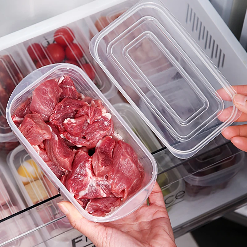 Refrigerator-Frozen-Meat-Storage-Box-Fresh-keeping-Box-Superimposed ...