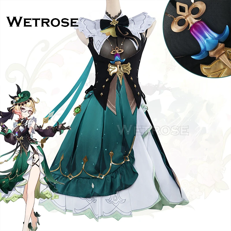 Wetrose-In-Stock-Emilie-Cosplay-Costume-Genshin-Impact-Perfume-Designer ...