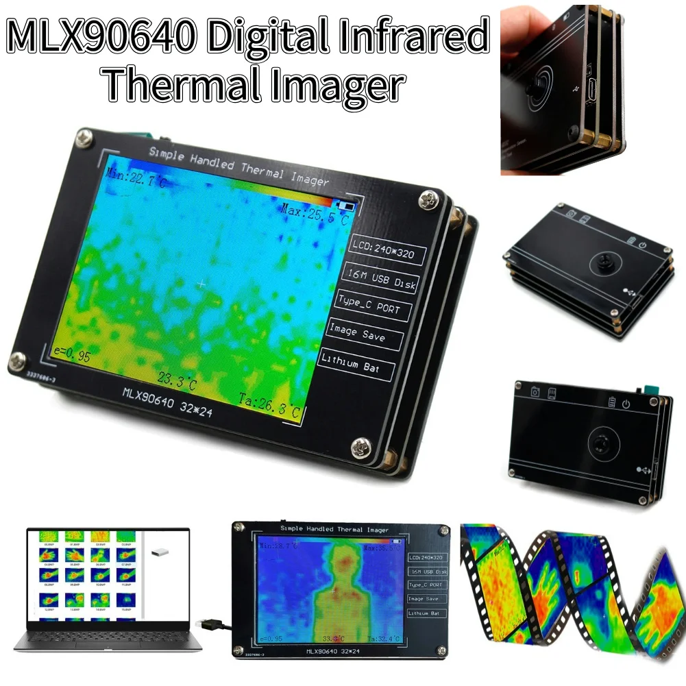 Capteurs-de-temp-rature-infrarouges-l-gers-cam-ra-d-imagerie-thermique ...