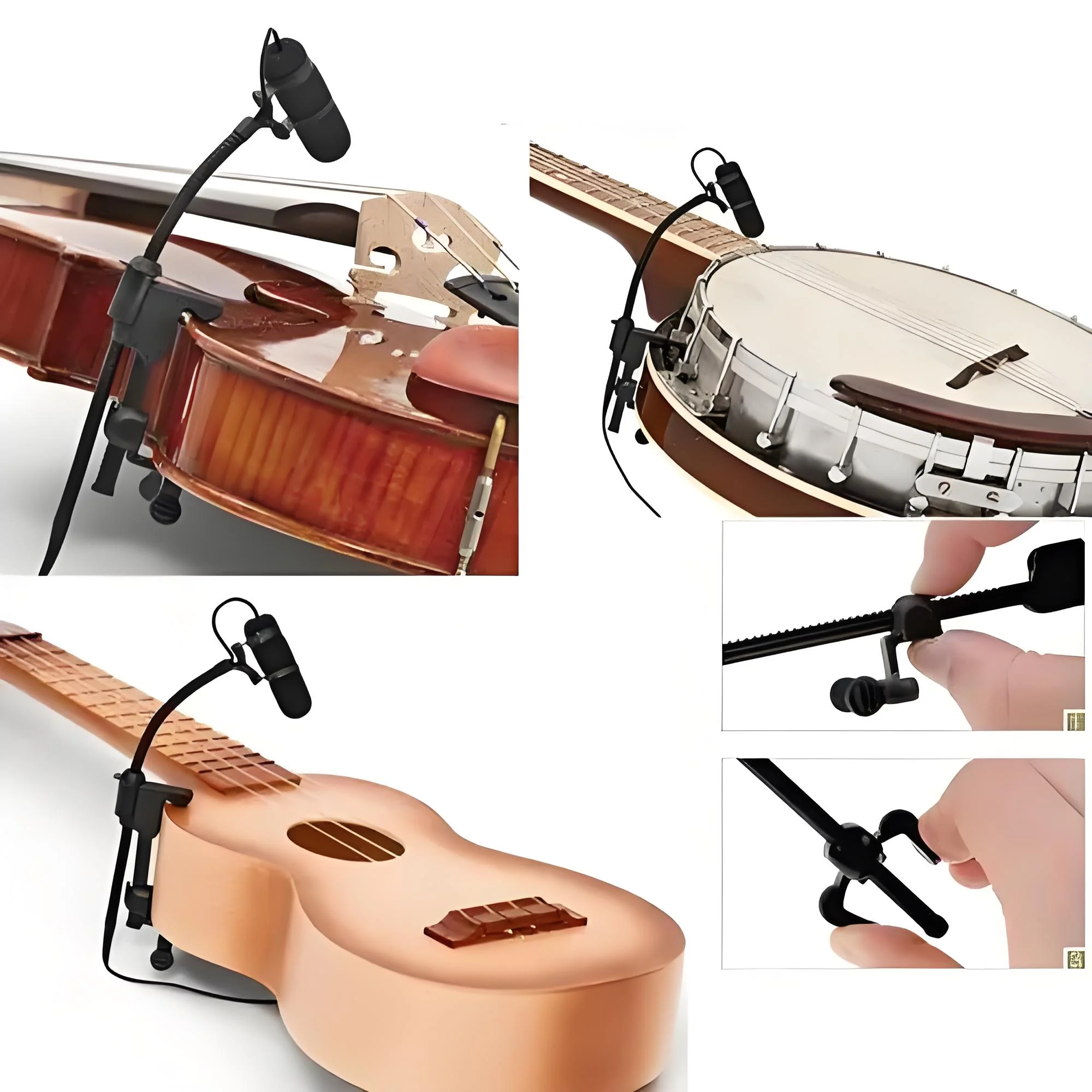 Microfone-musical-instrumento-condensador-microfone-universal-suporte ...