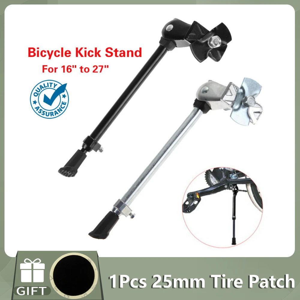 Adjustable Bicycle Kickstand Parking Stand Foot Brace MTB Mountain Bike ...