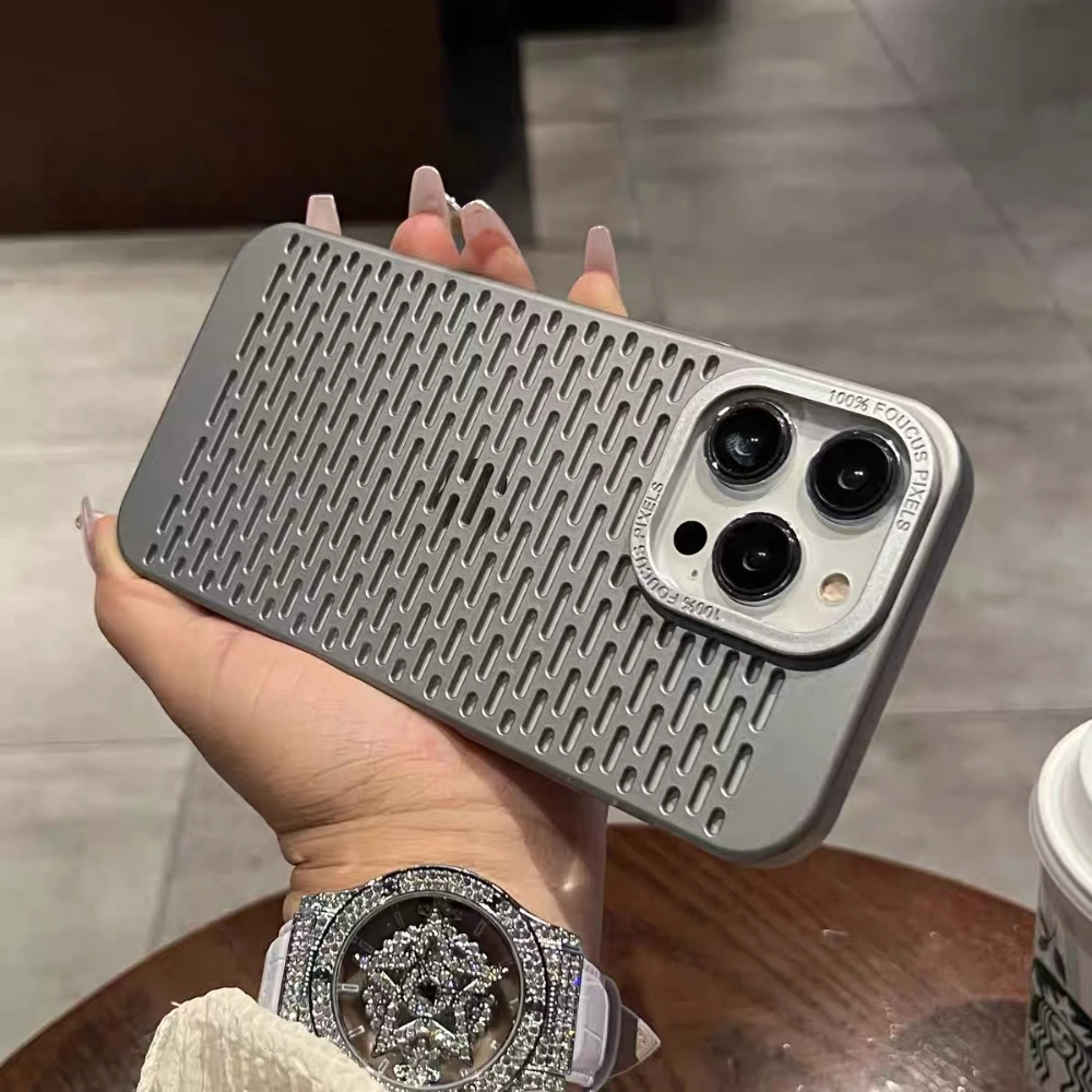 Luxury-Heat-Dissipation-Phone-Case-For-IPhone-15-11-12-13-14-Pro-Max ...
