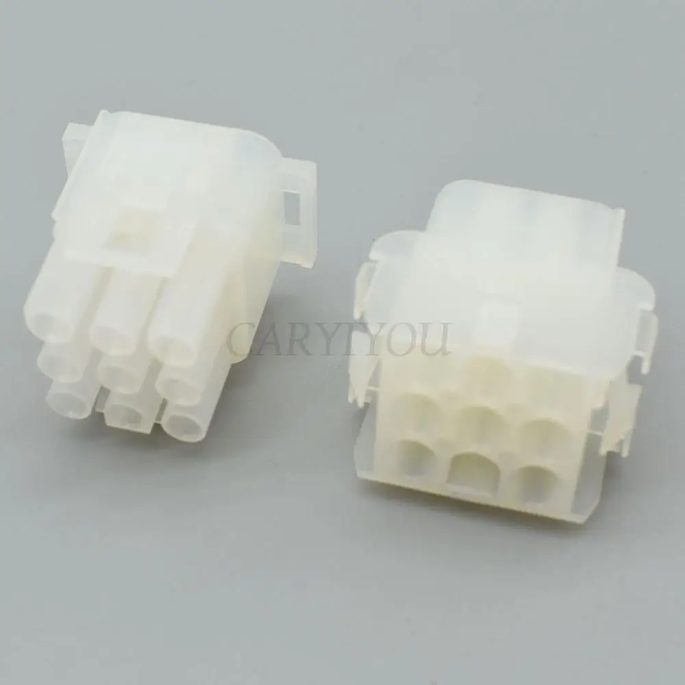 1 Set 9 Pin 63080 Electrical Connector Female Male Plug Wiring Socket ...
