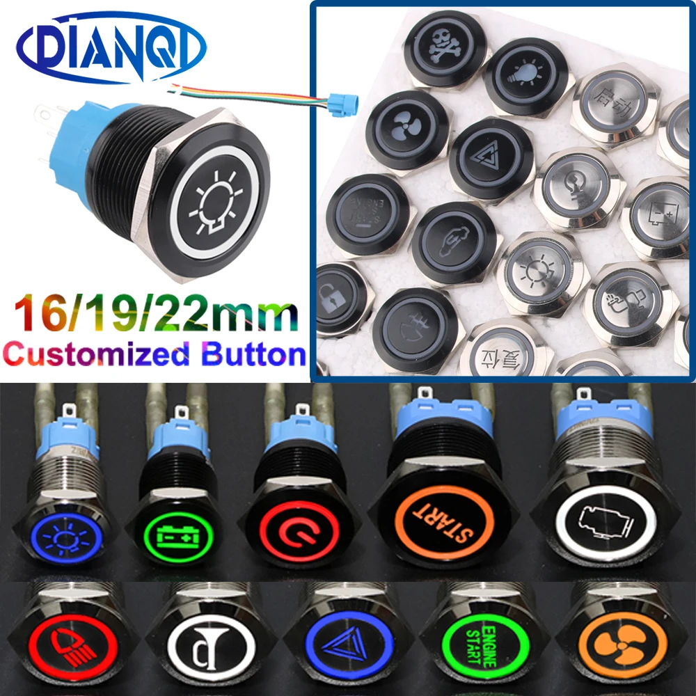 eft bear logo Switches: The Ultimate Guide to Custom Metal Push Button ...