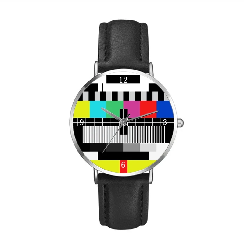 New-Personalized-And-Stylish-Tv-Monitor-Test-Chart-Wristwatches-With ...