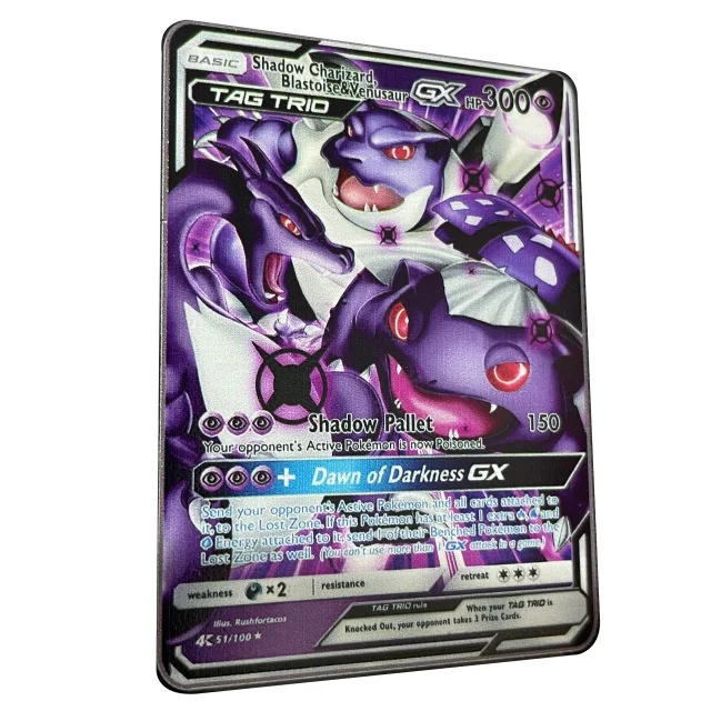 1996 1st Edition metal Cards Charizard Blastoise Venusaur Mewtwo Game ...