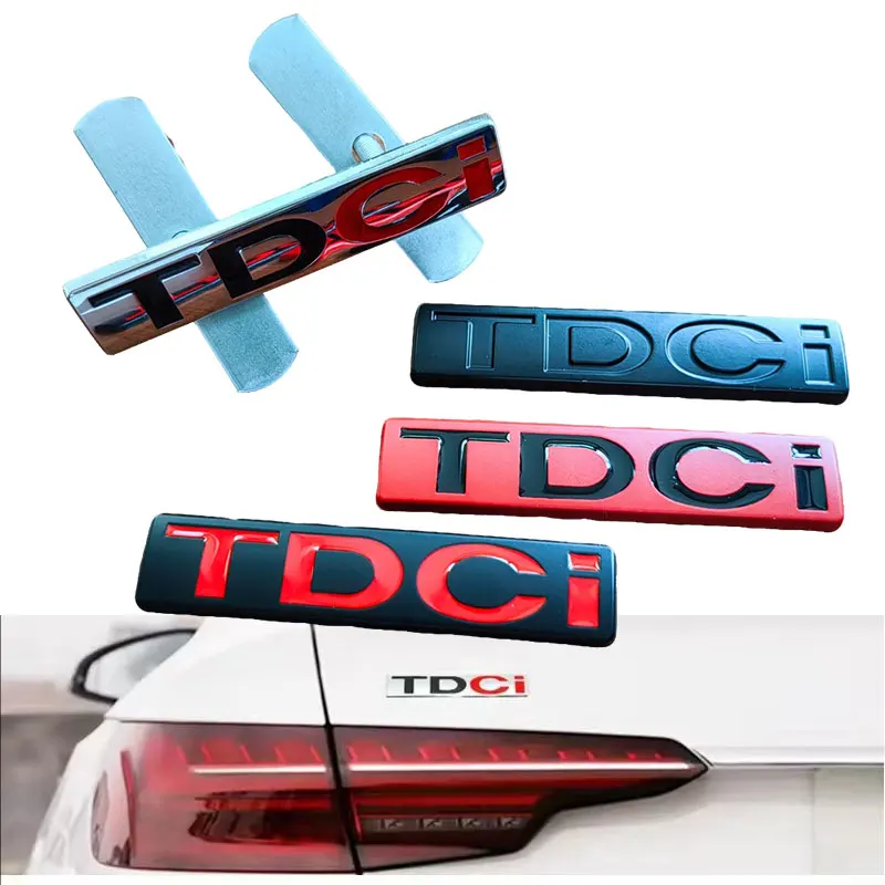 1PC 3d Metal TDCi Logo Car Rear Trunk Sticker Front Grille Badge Emblem ...