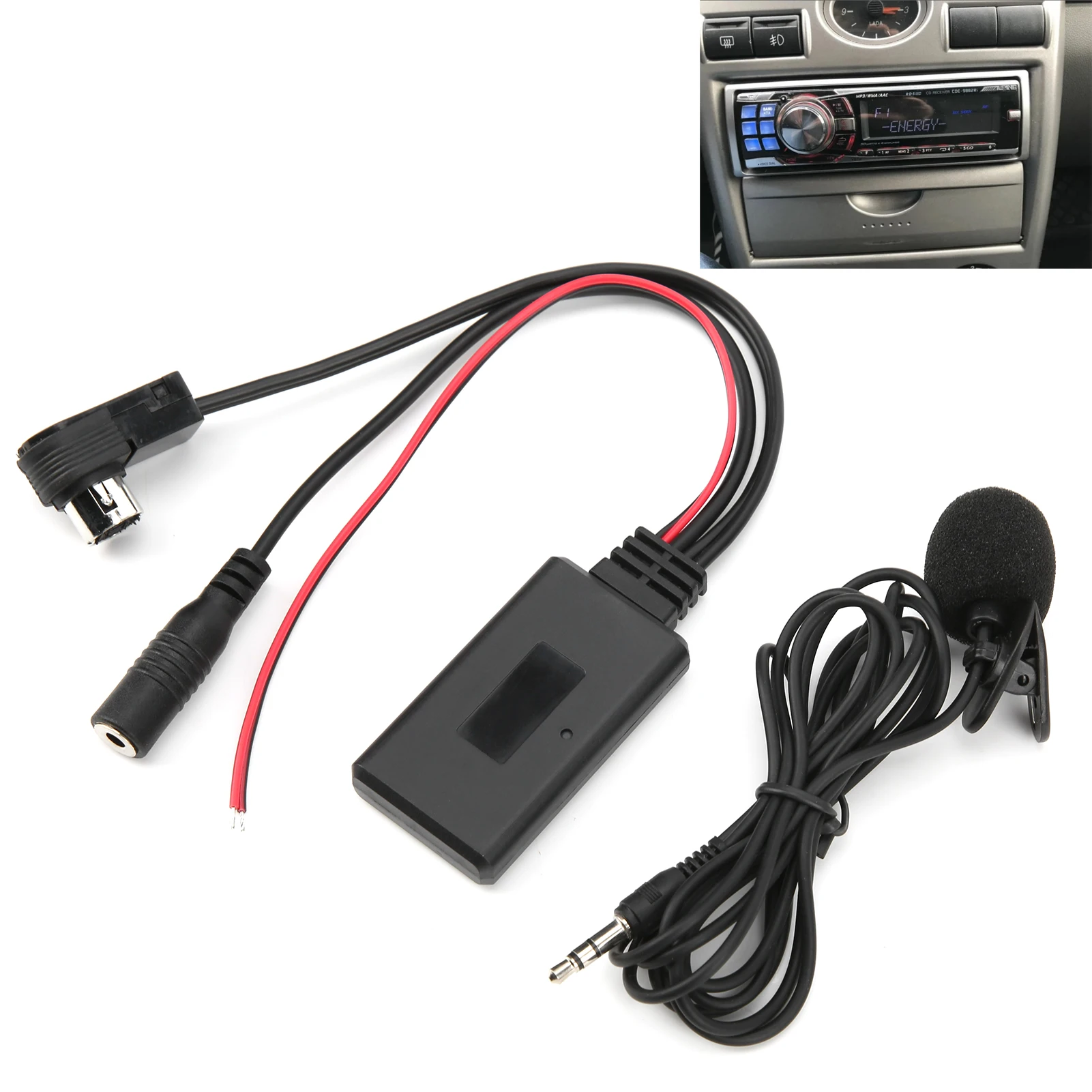 Bluetooth-5-0-AUX-Cable-Adapter-with-Microphone-Handsfree-Fit-for ...