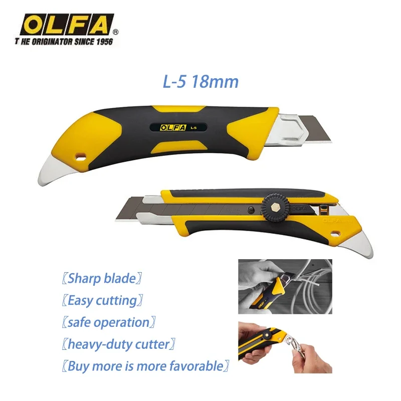 Japan-OLFA-L-5-X-Series18mm-art-knife-large-multifunctional-blade-paper ...