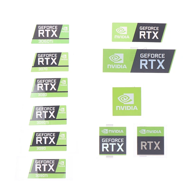 Graphics Nvidia Geforce RTX 3080 Label Aufkleber Sticker, 53% OFF