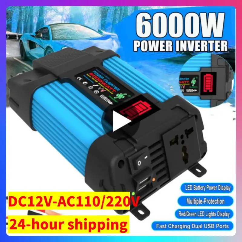 Inversor-de-onda-senoidal-pura-com-display-LED-transformador-de-tens-o-conversor-de-energia ...