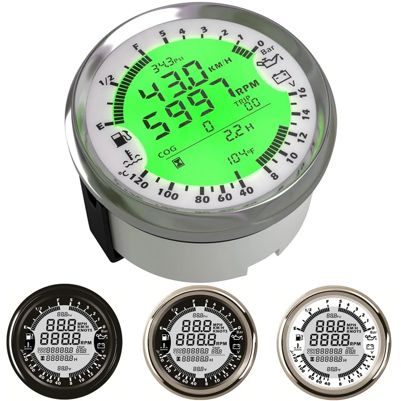 Multifunction-Fuel-Level-Gauges-40-120-Water-Temp-Meters-0-9900RPM ...