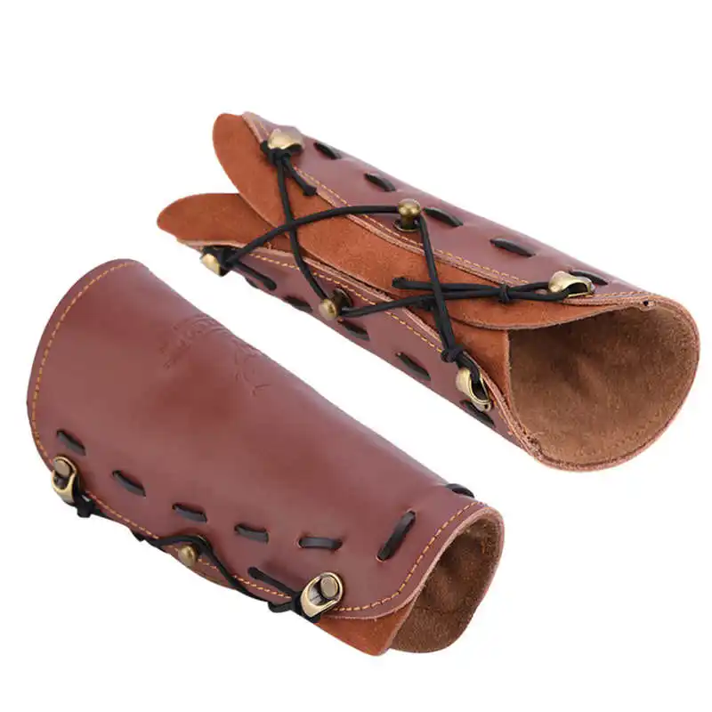 PU Leather Archery Arm Guard Handguard Hunting Shooting Safety ...