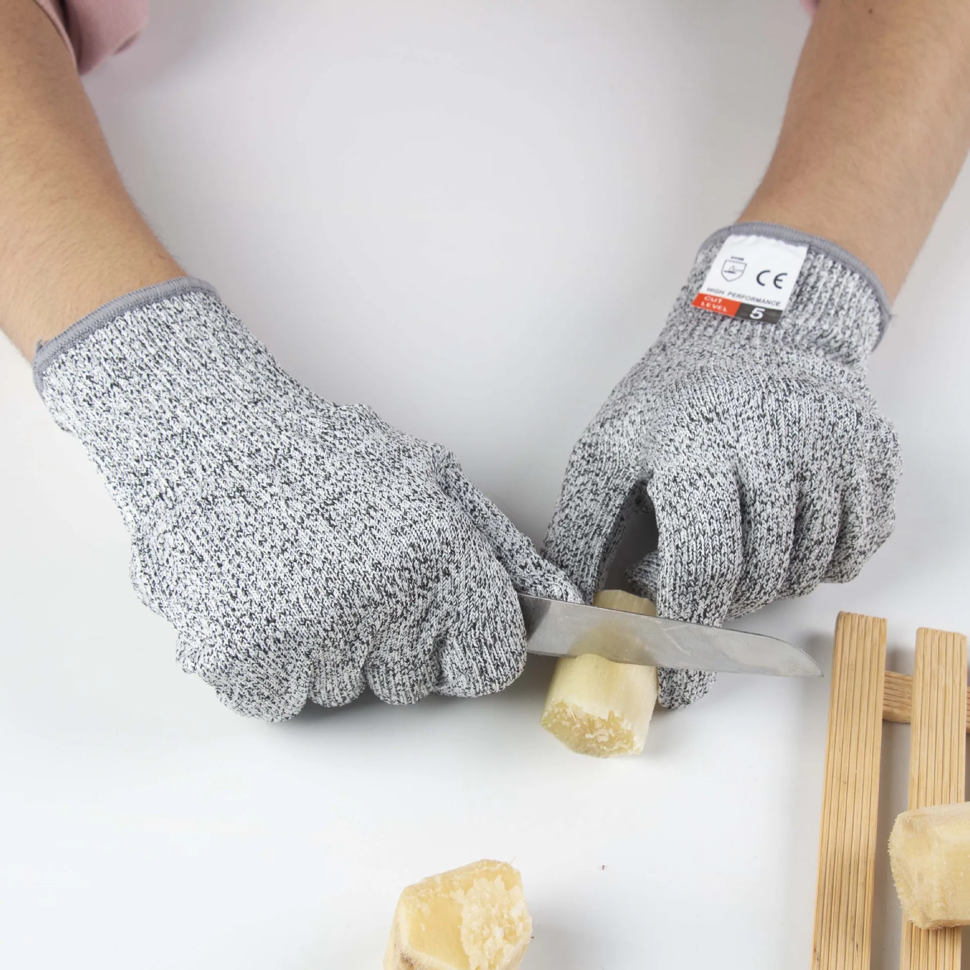 1-Pair-anti-cut-gloves-HPPE-material-Kitchen-Butcher-Meat-Chopping ...