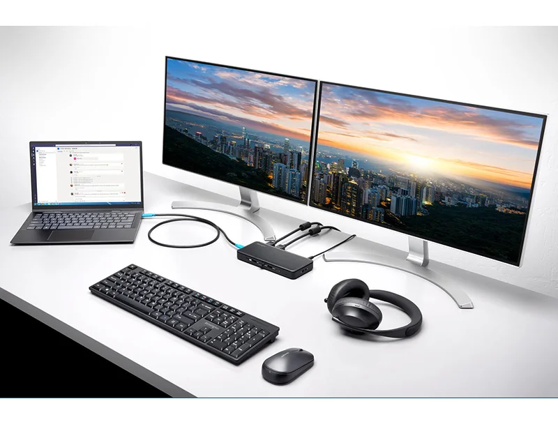 Kensington 9-in-1 Docking Station SD4839P USB-C 10Gbps Triple 1080p ...