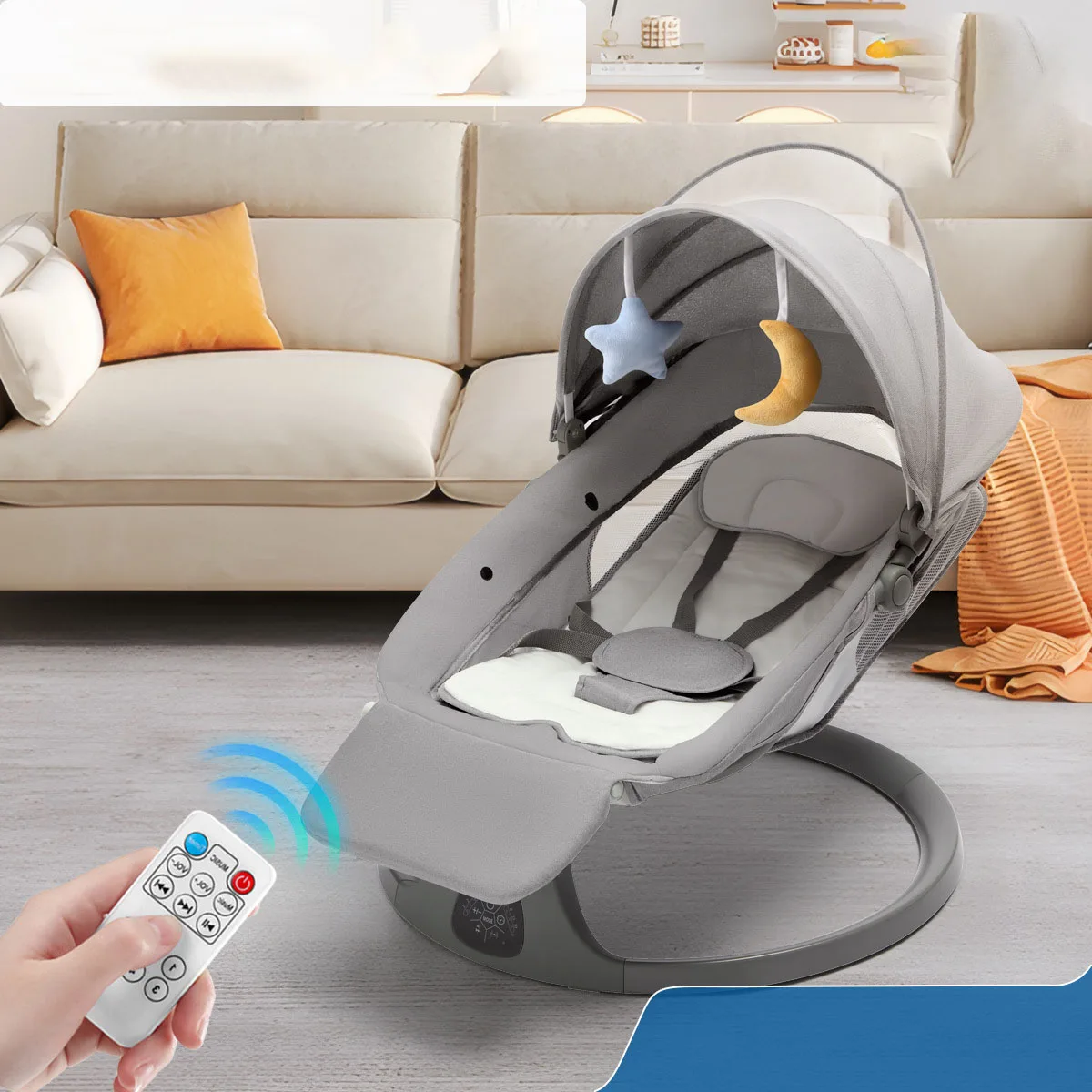 Electric Baby Rocking Chair Baby Swing Coaxing Artifact Smart Baby ...