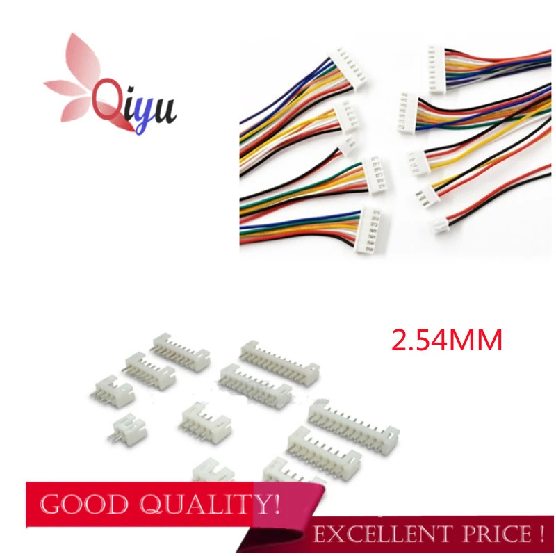 10Sets SH1.0 JST1.25 ZH1.5 PH2.0 XH2.54 Connector Female+Male 2/3/4/5/6/7/8/9/10P Plug With ...