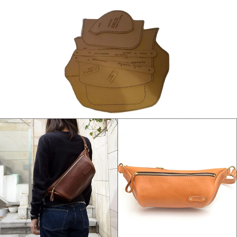 1Set-Handmade-Neutral-Crossbody-Chest-Bag-Sewing-Pattern-Kraft-Paper ...