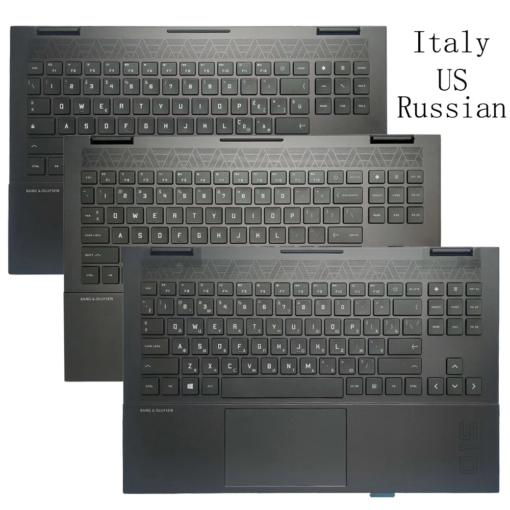 New-RGB-Backlit-French-Italy-US-Russian-Keyboard-For-HP-OMEN-15-EN-15 ...