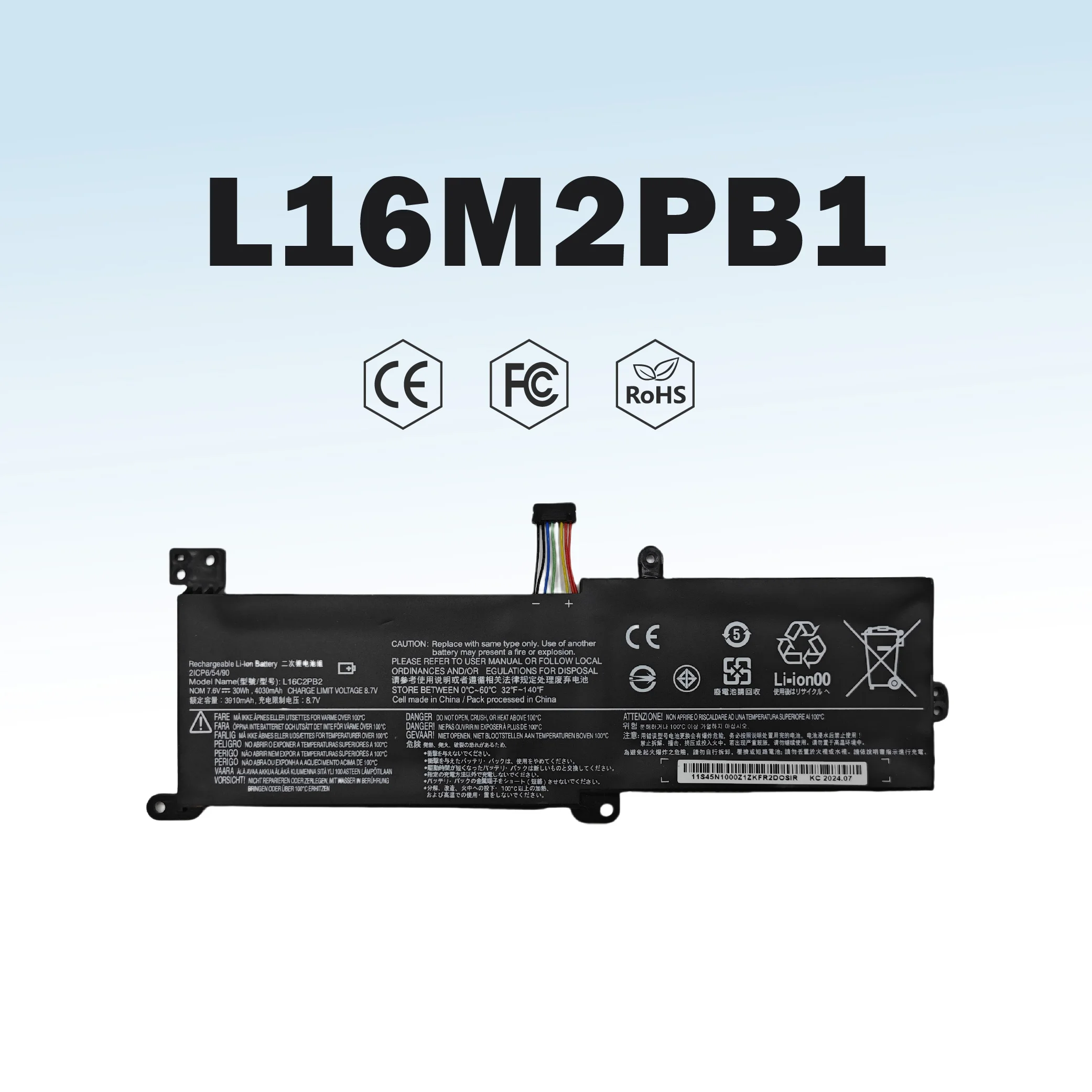 L16M2PB1 Laptop Battery for Lenovo Ideapad 320-14AST 14IAP320-15AST ...
