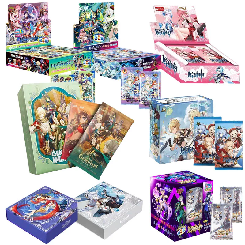 Genshin-Impact-Collection-Cards-Full-Set-Playing-Board-Games-Carts ...